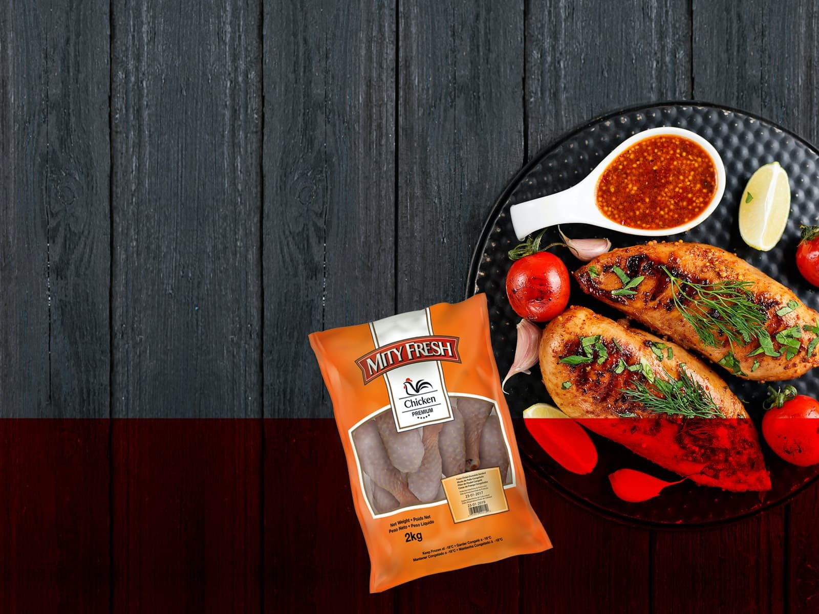 Mity Fresh - frozen french fries, vegetables, chicken cuts & seafood.