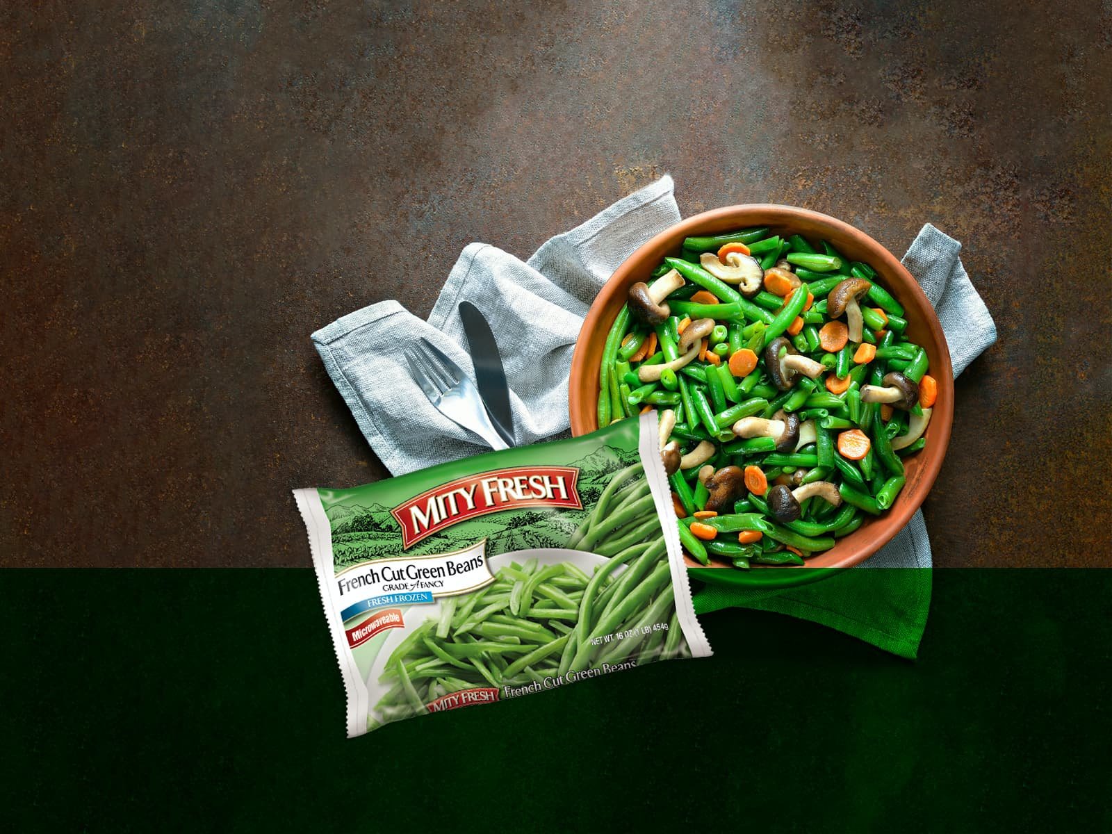 Mity Fresh - frozen french fries, vegetables, chicken cuts & seafood.